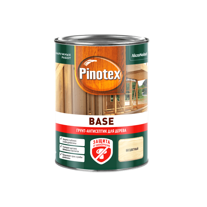 Грунт-антисептик Pinotex Base — купить у партнеров ColorShop.ru